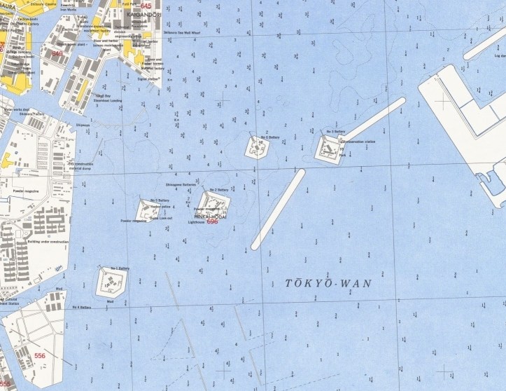 1946 Tokyo Odaiba map daiba locations – the tokyo files 東京ファイル
