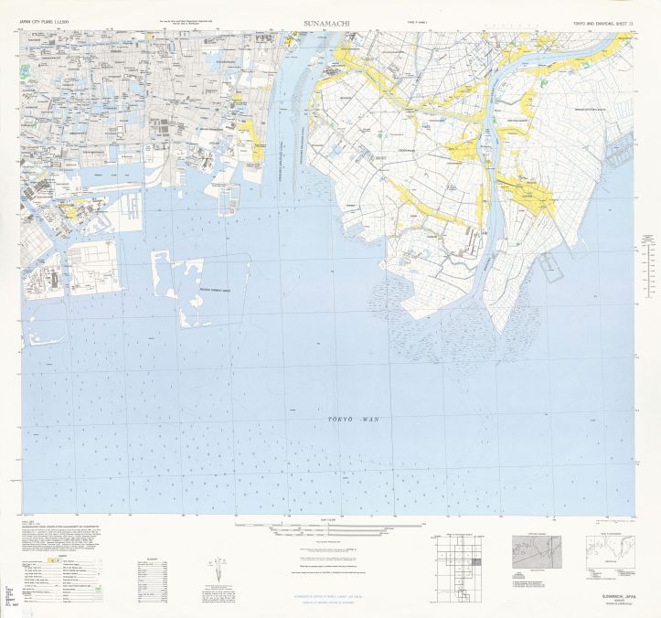 1946 US Army map of Tokyo – the tokyo files 東京ファイル