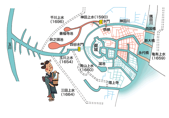 Kanda Josui map Tokyo canal – the tokyo files 東京ファイル