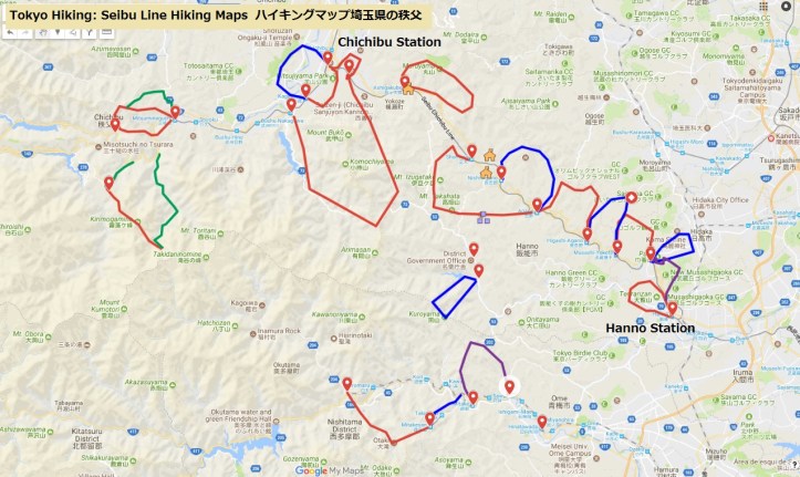 Seibu Tokyo Hiking Maps ハイキングマップ埼玉県の秩父 – the tokyo files 東京ファイル