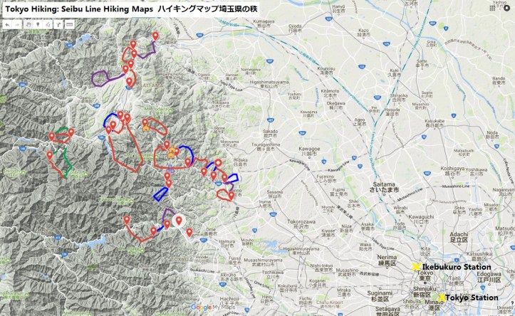 Seibu Tokyo Hiking Maps ハイキングマップ埼玉県の秩父 – the tokyo files 東京ファイル